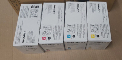 4 Sharp MX C30 GT B+C+Y+M Pour MX C250F, MX C300W, MX C301W MX C303 ...