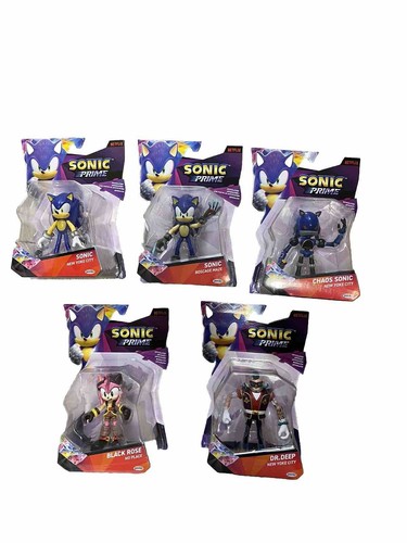 Netflix Sonic Prime Figures - Two Sonic Types Dr Deep Black Rose ...