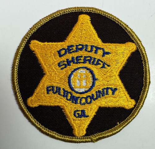 3" Fulton County Sheriff Georgia GA Patch N6D | eBay