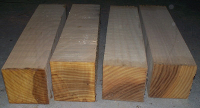 ONE (1) KILN DRIED WHITE ASH TURNING LATHE BASEBALL BAT WOOD BLANKS 3 X ...