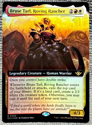 Bruse Tarl, Roving Rancher 350 Borderless Foil Outlaws of Thunder ...