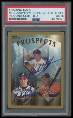 1999 Topps Prospects #426 Michael Cuddyer Mark DeRosa PSA/DNA Authentic ...