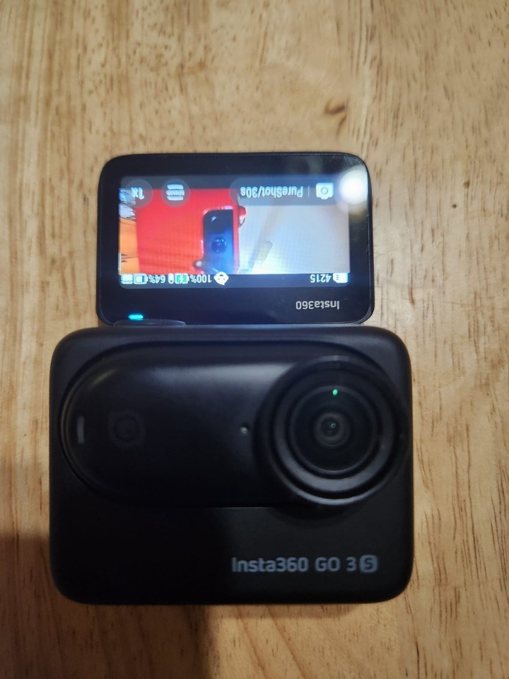 Insta360 Go 3S Action Camera Midnight Black, 128GB, 4K | eBay