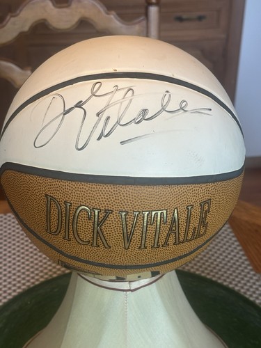 Dick Vitale Hand Signed Official FULL-SIZE Basketball "The Rock" Hall of Fame | eBay