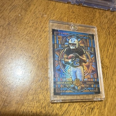 2025 Panini Stained Glass Ashton Jeanty Rookie #14 Las Vegas Raiders ...