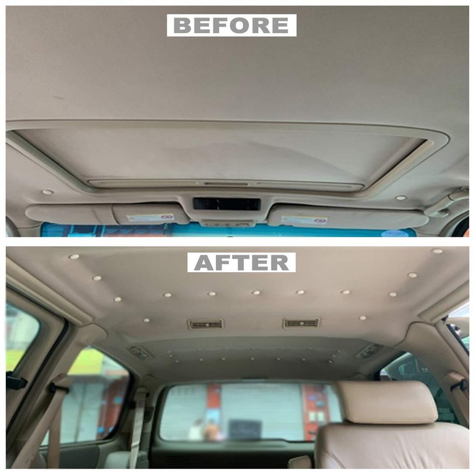 60pcs Car Roof Liner Ceiling Kit Repair Buckle Sagging Headliner Pins ...