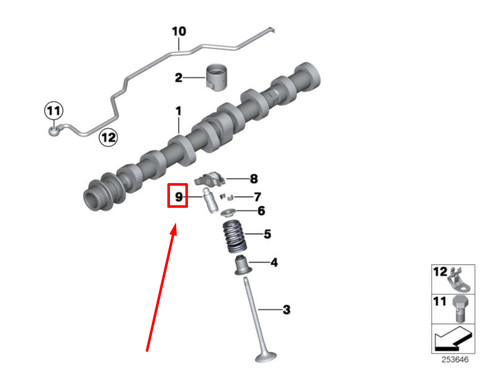 NEW BMW 5 E60 INTAKE HYDRAULIC TAPPET 7548690 11337548690 ORIGINAL | eBay