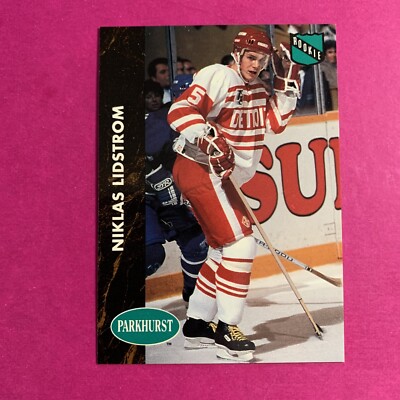 🐶 1991-92 Parkhurst #37 Niklas Lidstrom Rookie RC Card Red Wings | eBay