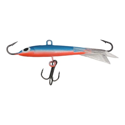 Jigging Minnow Rapala Type Vertical Jig Blue Fishing Lure Ice Fishing ...