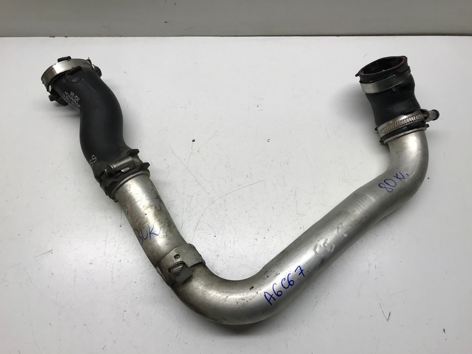 AUDI A6 C6 2006 / 04-11 2.7TDI AIR INTAKE TURBO INTERCOOLER PIPE HOSE ...