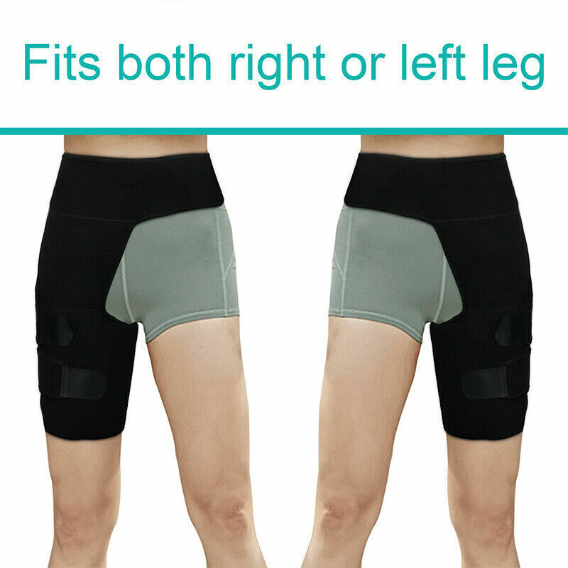 Hip Brace Compression Groin Support Wrap for Sciatica Pain Relief Thigh ...