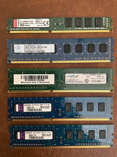 Lot of 5 sticks DDR3 desktop memory | eBay