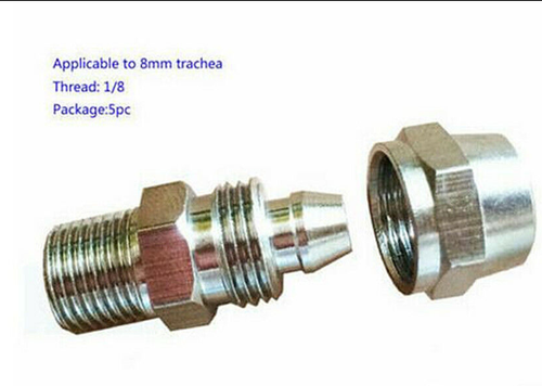 5PC Tire Tyre Changer Machine Parts Air Pipe Fittings Valve Metal 1/8 ...