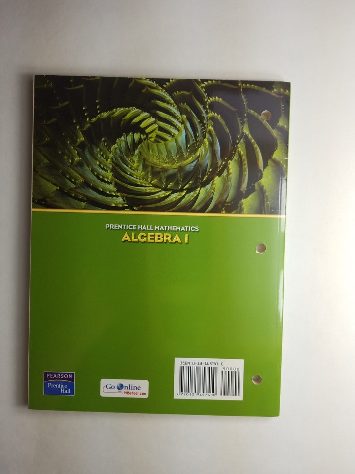 Algebra 1A and 1B Lesson Plans [Prentice Hall Mathematics ...