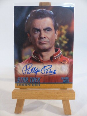 Star Trek TOS Season 3 A83 Phillip Pine Colonel Green Skybox Autograph ...