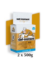 SAF Gold Instant Osmotolerant Yeast for Bread & Sweet Baking 2 X 500g ...