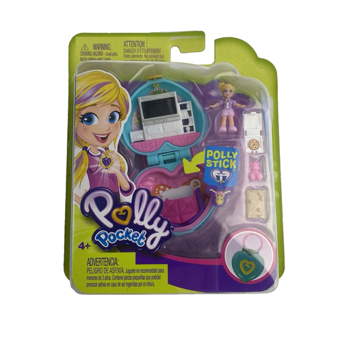 Polly Pocket Heart Shape Living Room Compact w/ Accessories 2018 Mattel ...