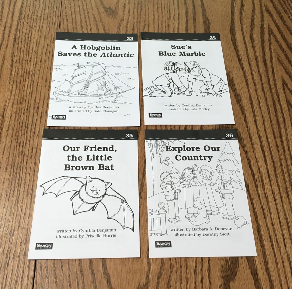 SAXON PHONICS & SPELLING 1ST GRADE DECODABLE TAKE HOME READERS 1 - 52 ...