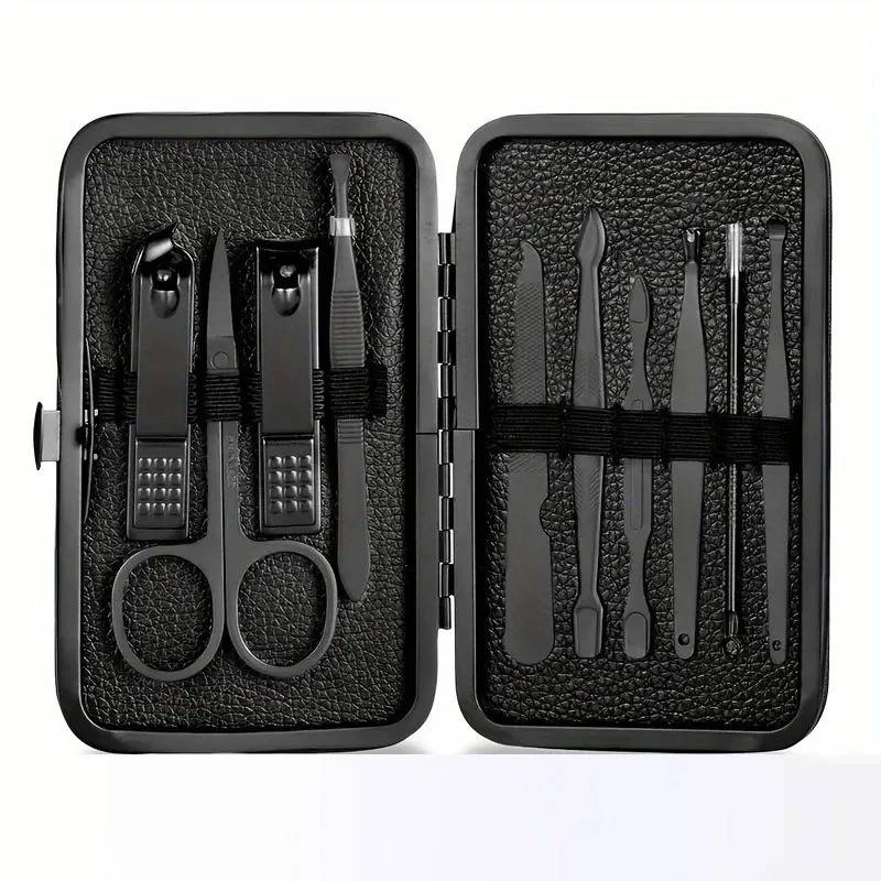 7/10/16/18/23 Pcs Manicure Cutters Nail Clipper Set Stainless Steel Ear ...