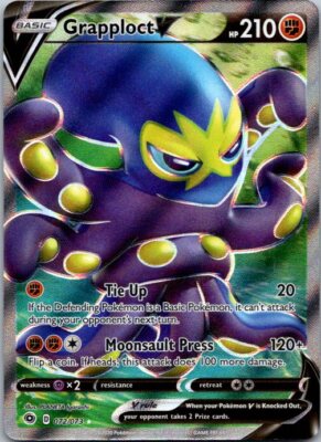 Grapploct V 072/073 Full Art Ultra Rare Pokemon Champion's Path | eBay