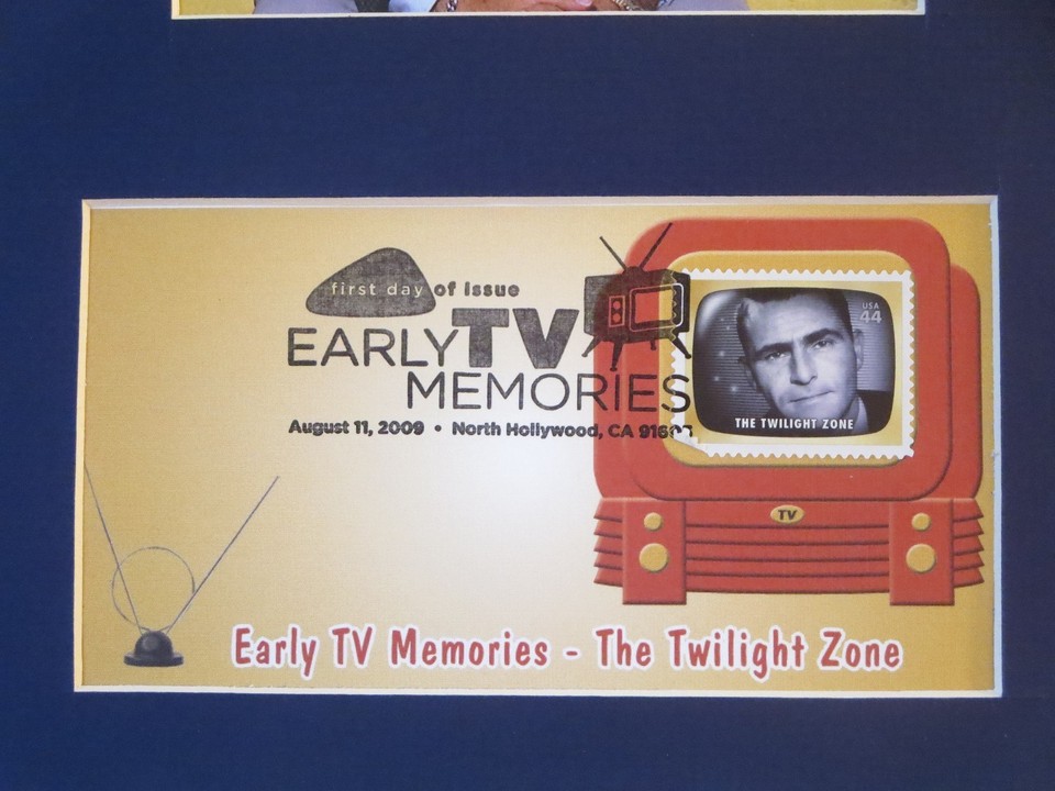 The Twilight Zone hosted by Rod Serling & First Day Cover of Twilight ...