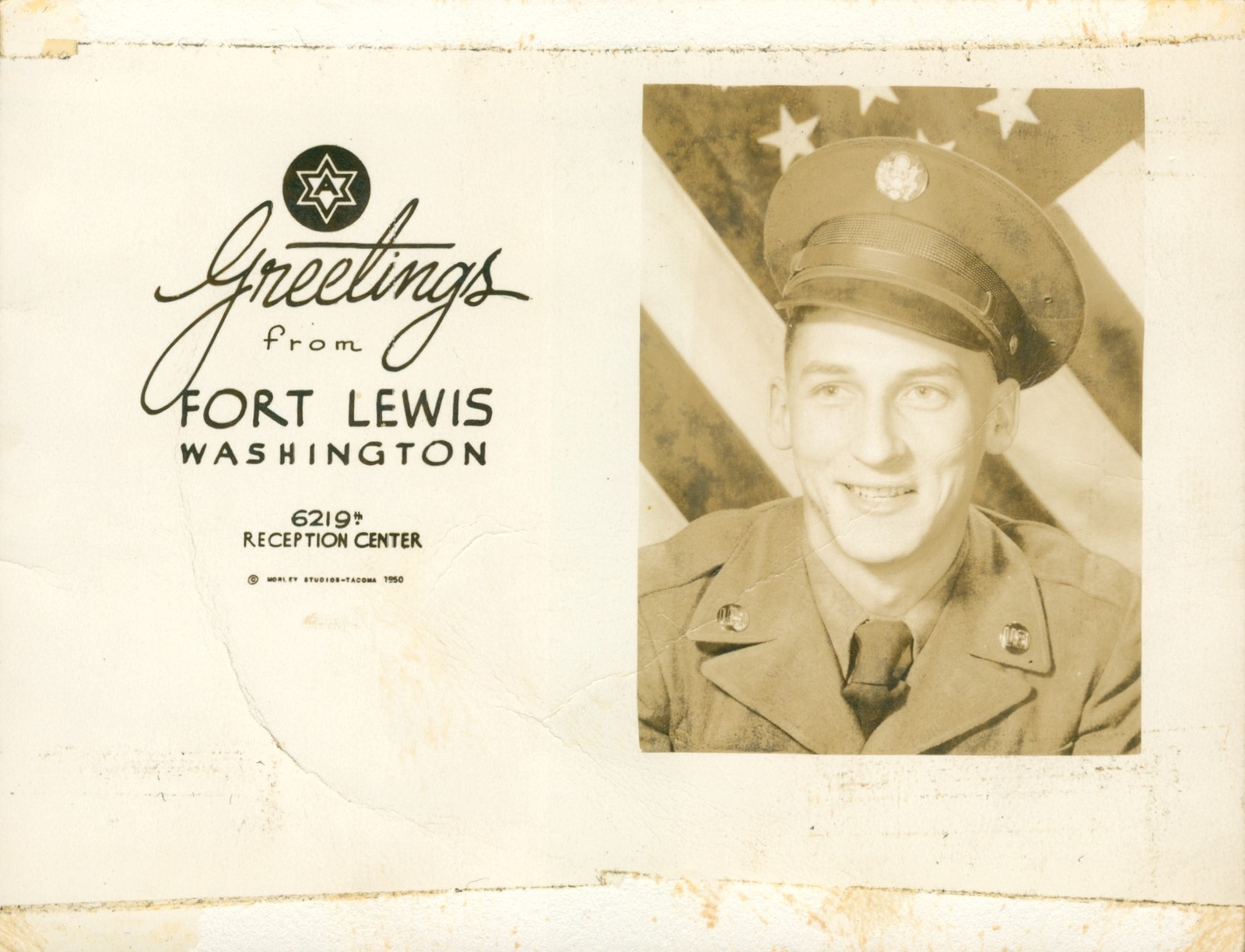 1950 Korean War US Army Photo Fort Lewis Washington 6219th Reception ...