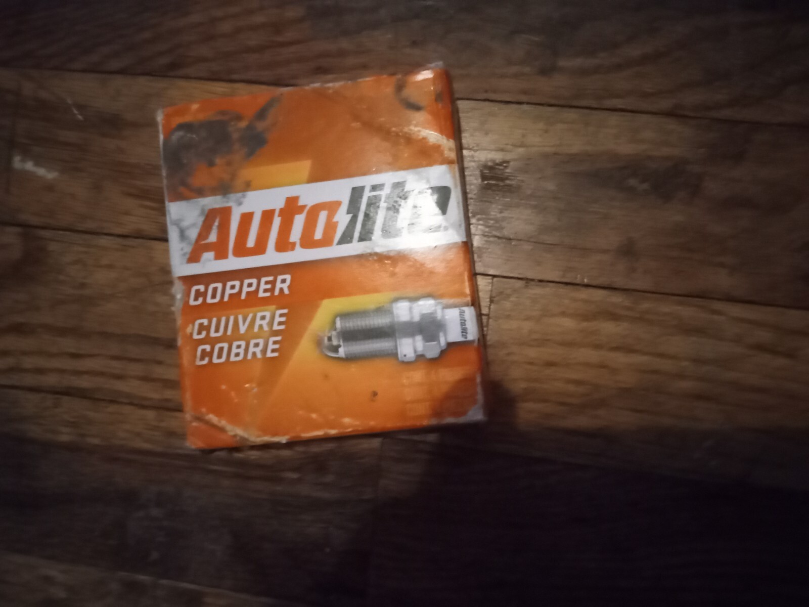 4pk Autolite 5144 Copper Resistor Spark Plugs box is rough plugs are ...