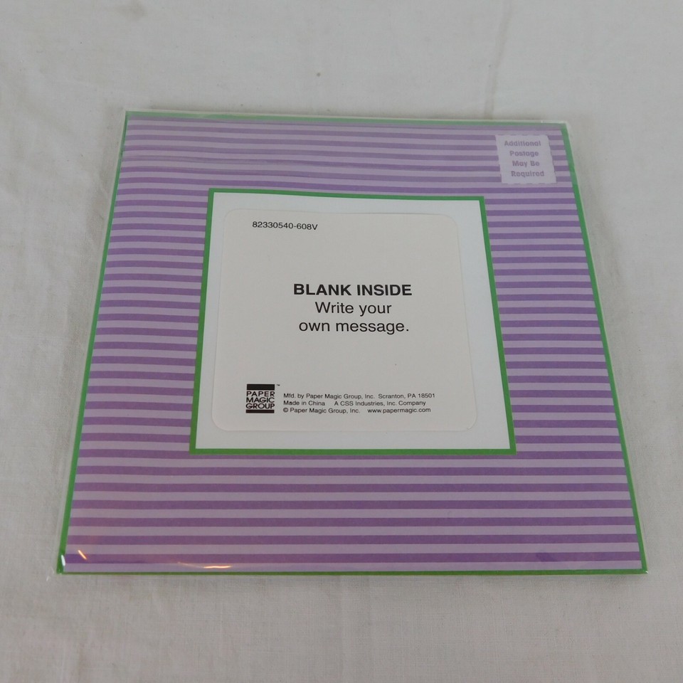 Paper Magic Group Blank Inside Greeting Note Card Colorful Pinwheels ...