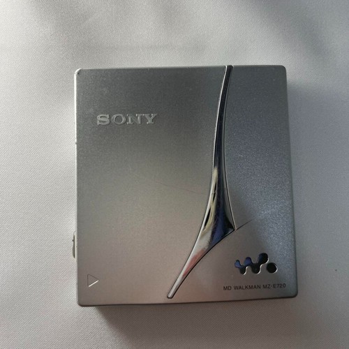SONY MD Walkman portable MINI DISC player only MZ-E720 silver USED ...