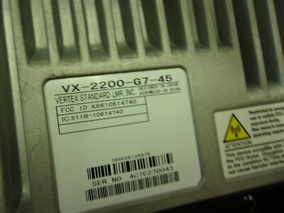 Vertex Standard VX-2200-G7-45 Radio *FREE SHIPPING* | eBay