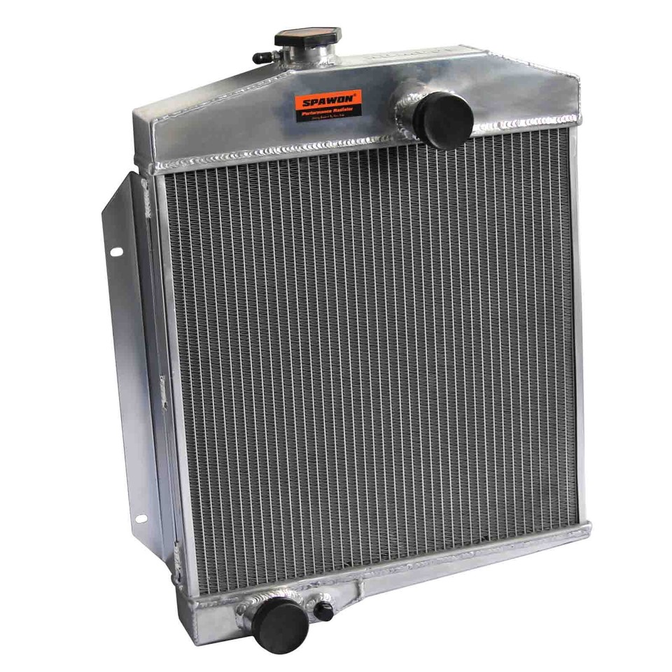 SPAWON 6167 Aluminum Radiator For International Scout 1961-1971 3.2L L4 ...