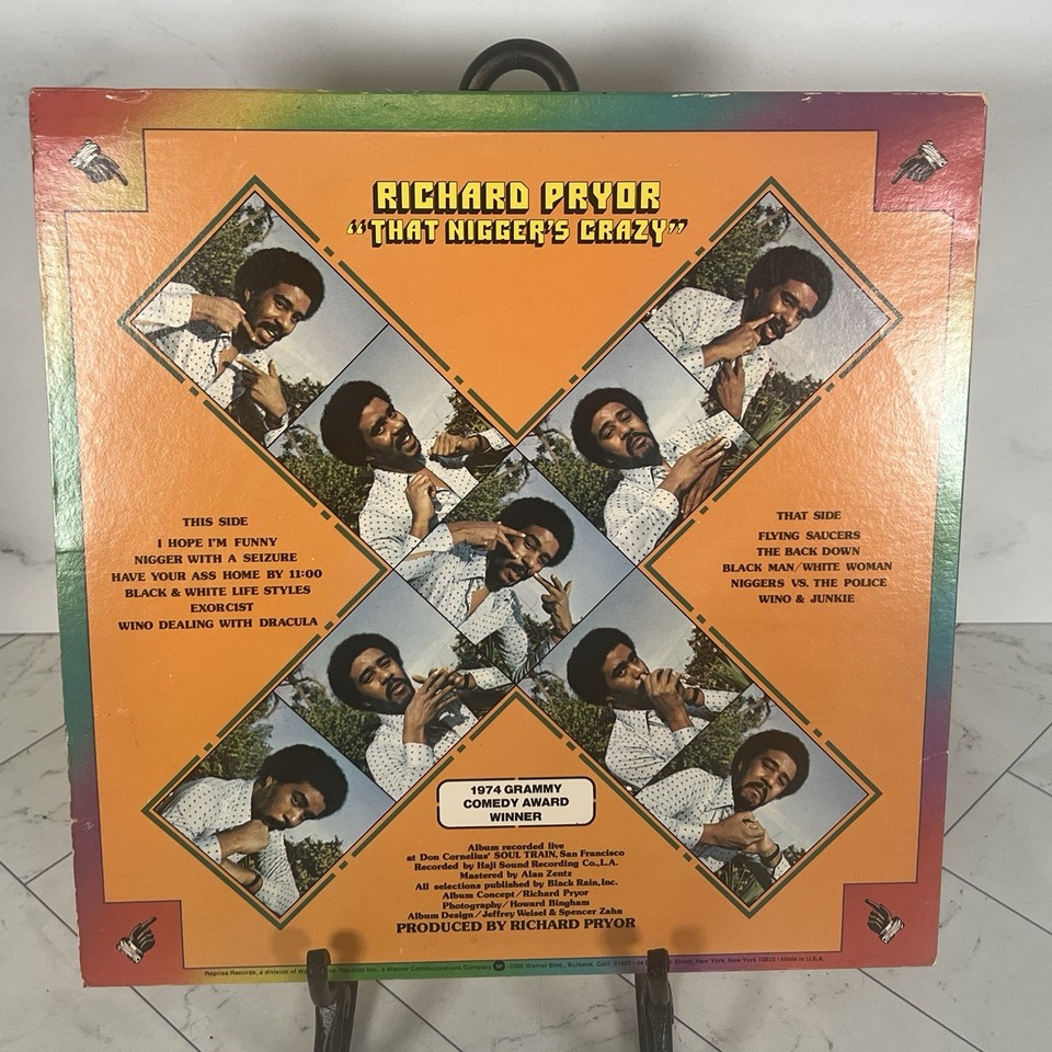 Richard Pryor That Nigger’s Crazy Vinyl LP Warner Bros. 1974 Standup ...