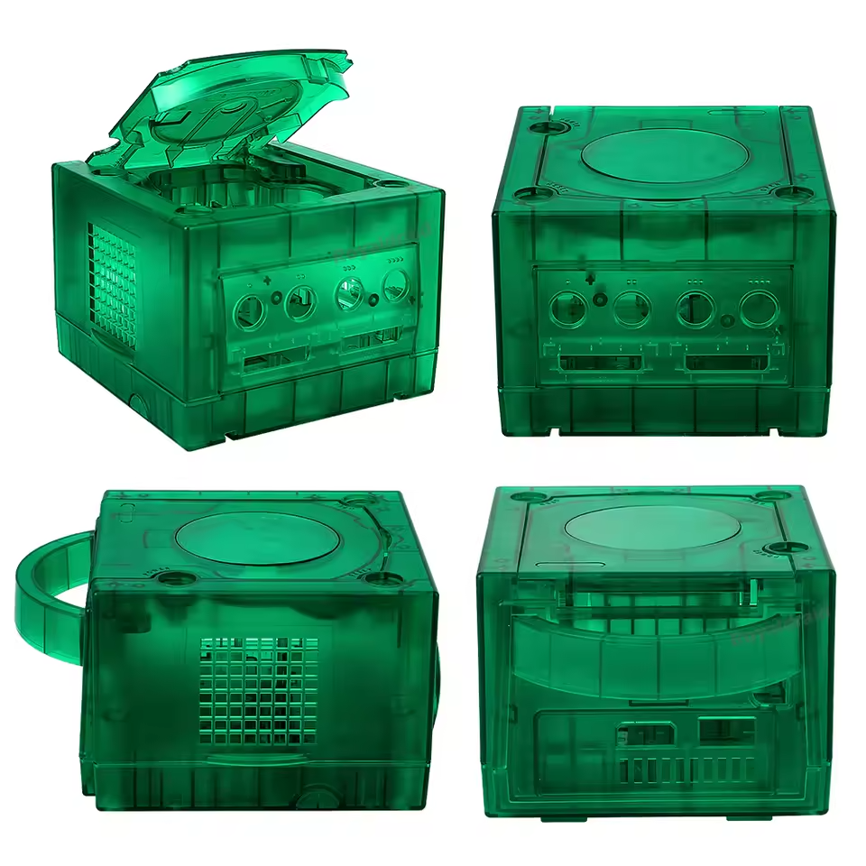 Nintendo GameCube Console Shell Housing Full Replacement Translucent ...