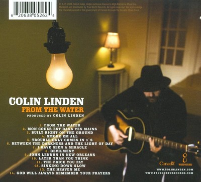 COLIN LINDEN - FROM THE WATER [DIGIPAK] NEW CD 620638052624| eBay
