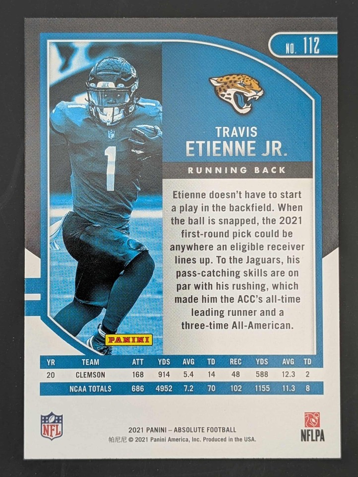 2021 Absolute #112 Travis Etienne Jr. RC | eBay