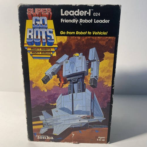 Super Gobots "LEADER-1" w/ Open Box Condition Vintage Tonka 1985 Go ...