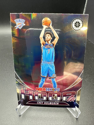 2023-24 Panini NBA Hoops Premium Stock - Hoopla #14 Chet Holmgren ...
