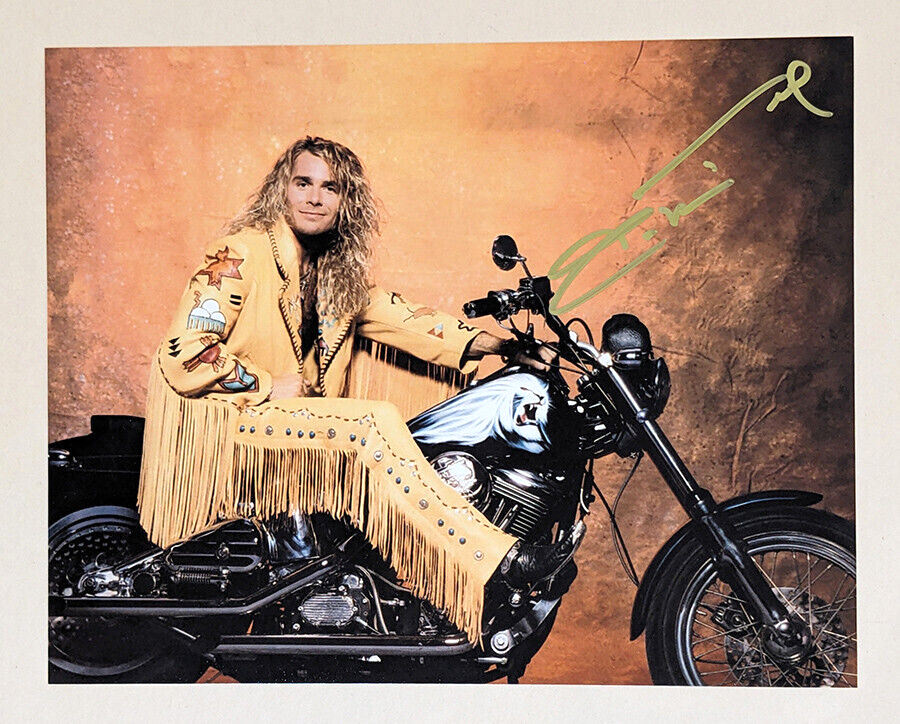 WHITE LION Mike Tramp SIGNED 8x10" PHOTO Fight to Survive PRIDE Big ...