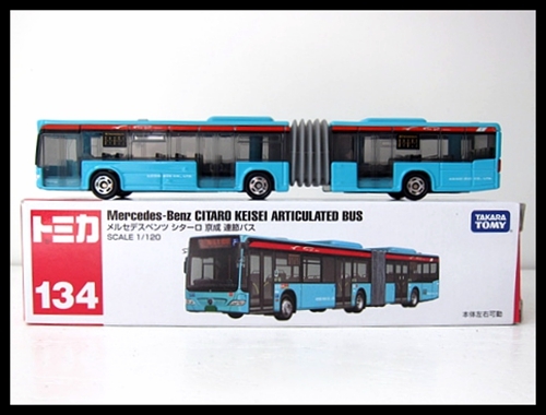 TOMICA 134 Mercedes-Benz Citaro Keisei Articulated Bus 1/120 TOMY Long ...