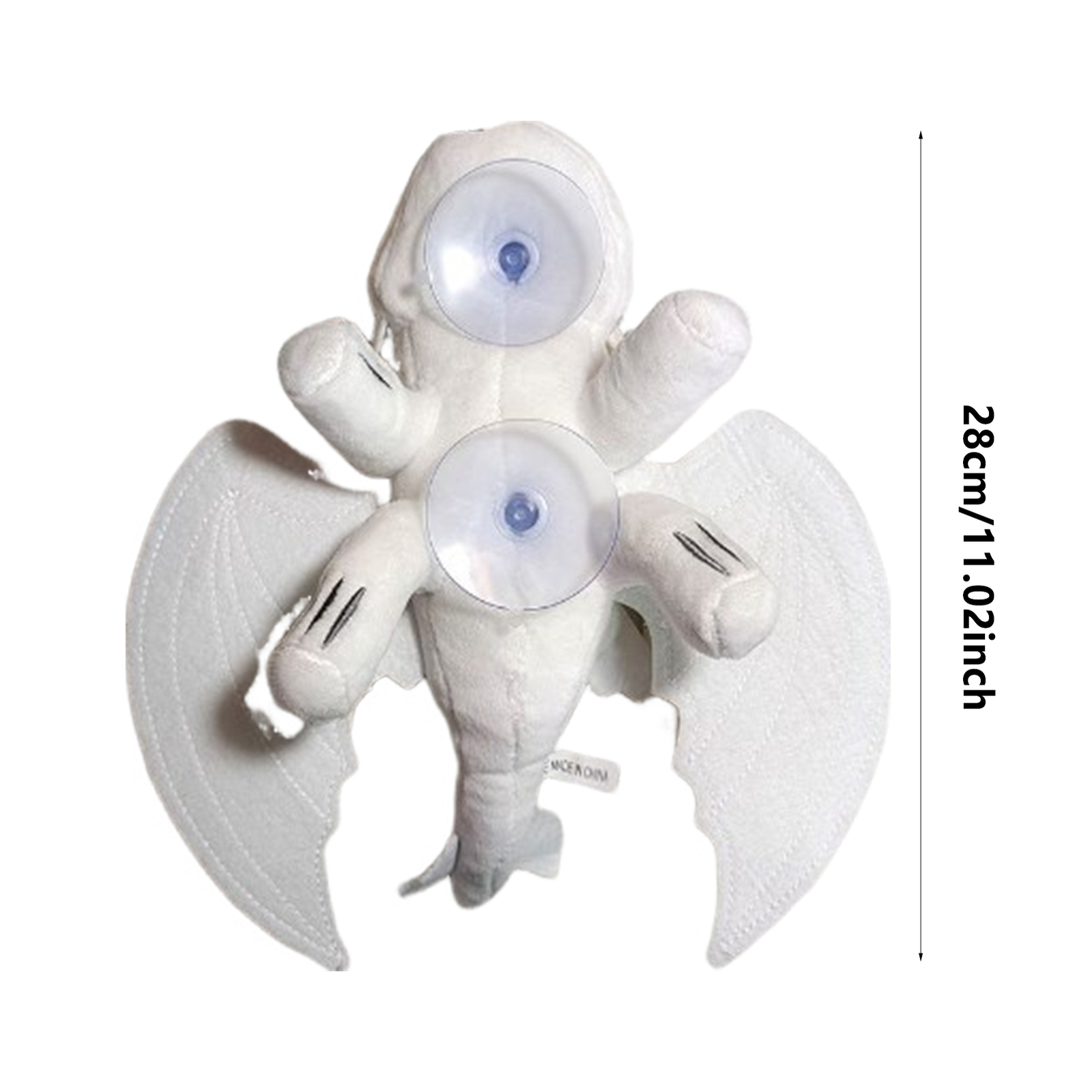 Toothless Cartoon Plush Car Roof Exterior Decoration Suction Cup Helmet ...