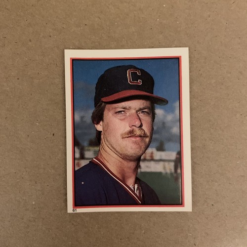1983 Topps Baseball Sticker Rick Sutcliffe 61 Cleveland Guardians ...