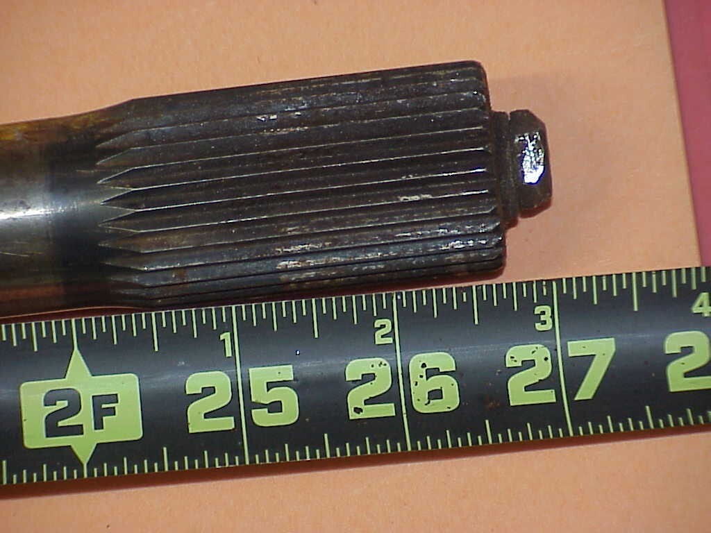 SCP Crowned 26-3/4" Long Rear End Axle 31 Spline from a NASCAR Team | eBay