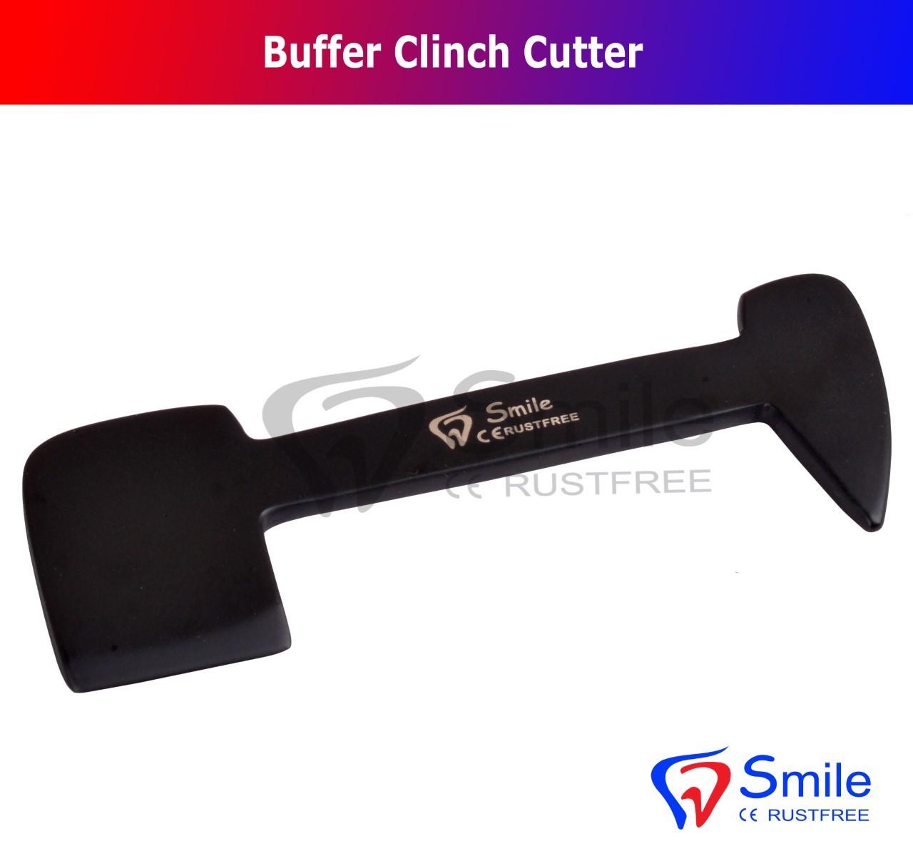 Heavy Clinch Cutter Powder Black Coated Duty Farrier Hoof Buffer Smile ...