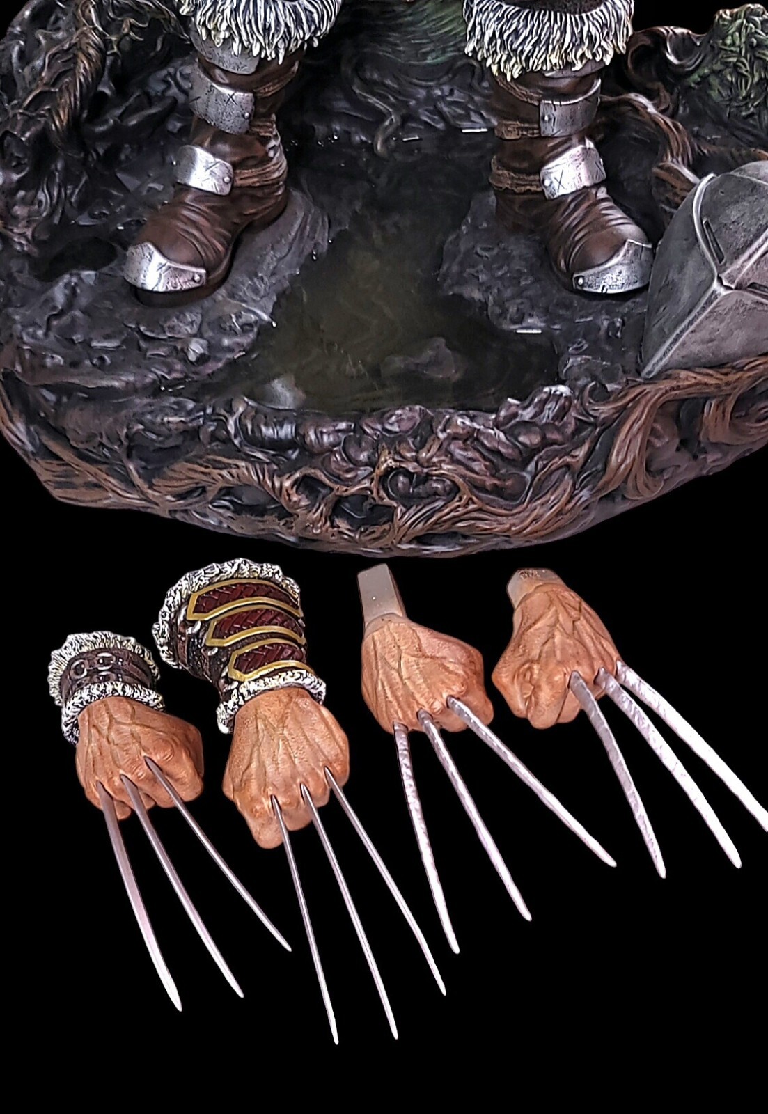 Custom Marvel X-Men 1/4 LL Medieval Wolverine Figure Statue Sculpted By ...