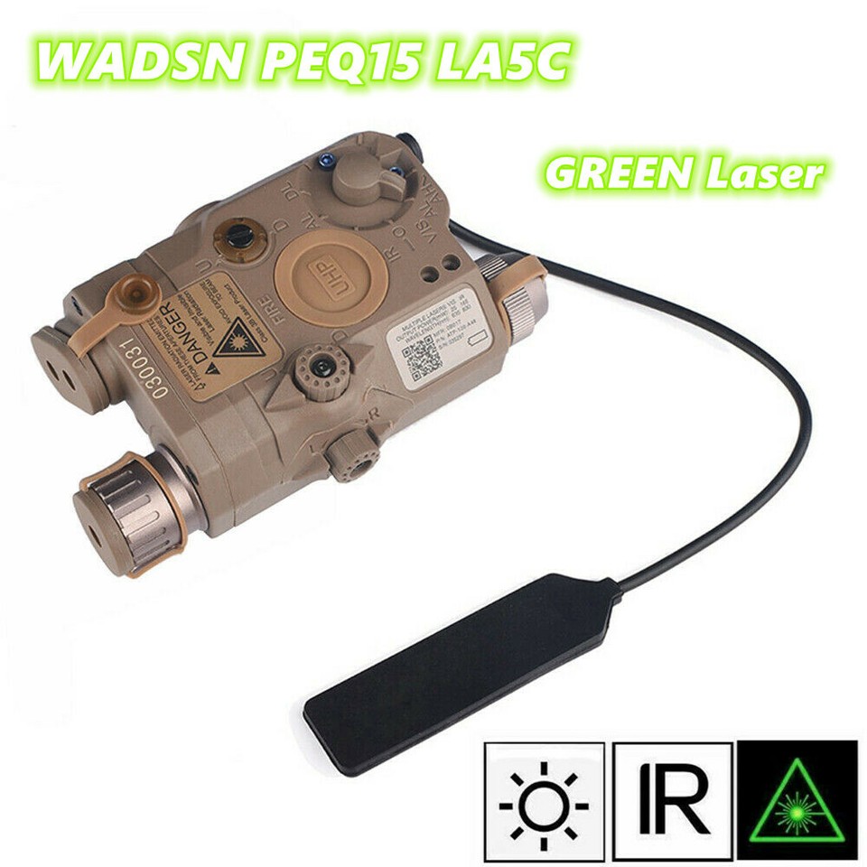 PEQ15 LA5C UHP Integrated GREEN Laser IR / Light Device-TAN/BLACK | eBay