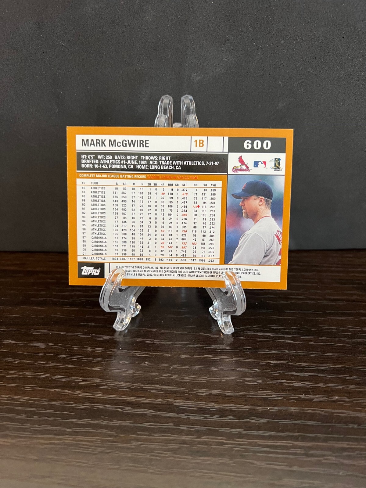 2002 Topps - #600 Mark McGwire for sale online | eBay