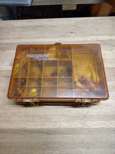 Vintage Plano Magnum Double Sided Tackle Box Organizer Dividers With ...