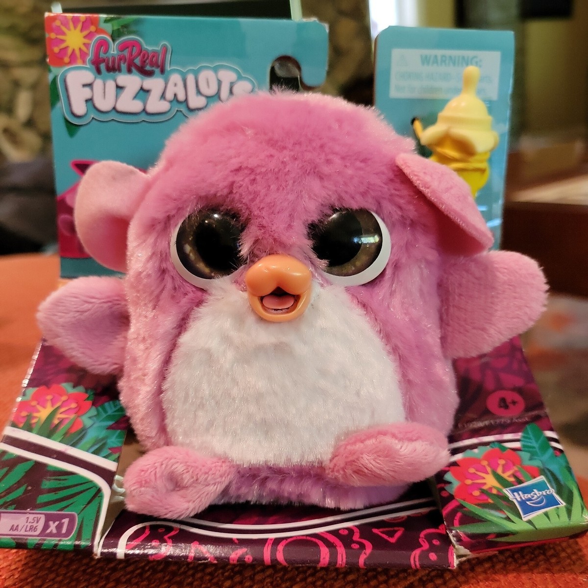 Color Change Pet Toy FurReal Fuzzalots Monkey Interactive Toy - Color ...