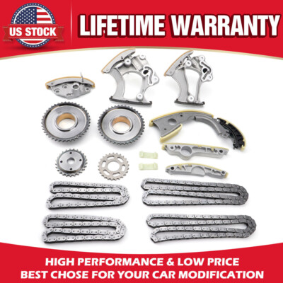3.0T Timing Chain Kit w/Gears For Audi SQ5 S5 S4 Q7 Q5 A8 A7 A6 ...