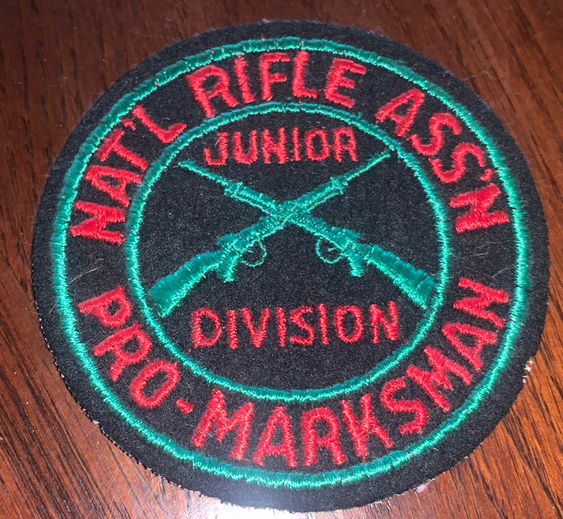 Vtg NRA National Rifle Junior Divisdion Pro Marksman Patch | eBay